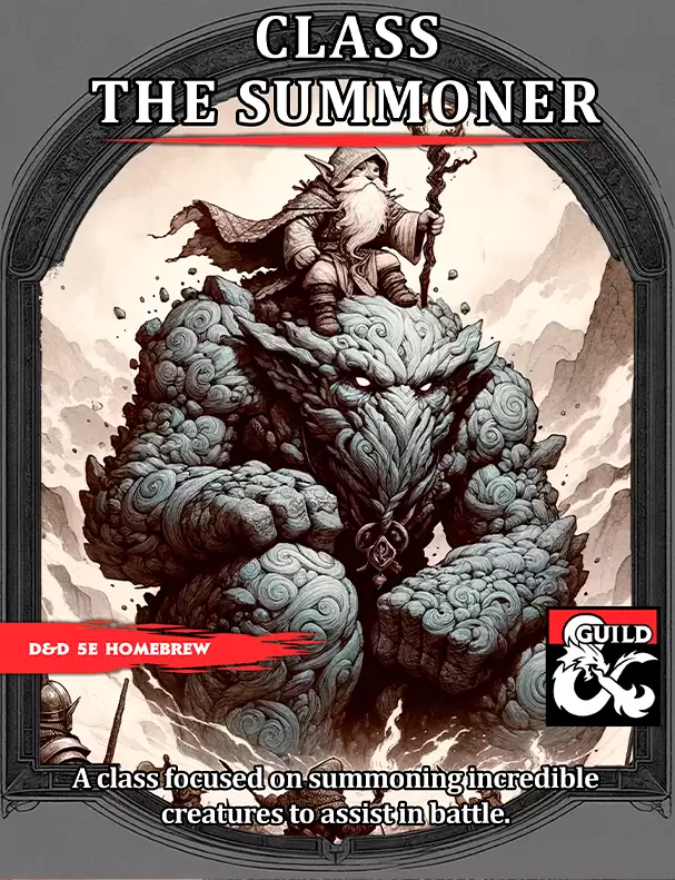 Class The Summoner (5E) - Dungeon Masters Guild | DriveThruRPG