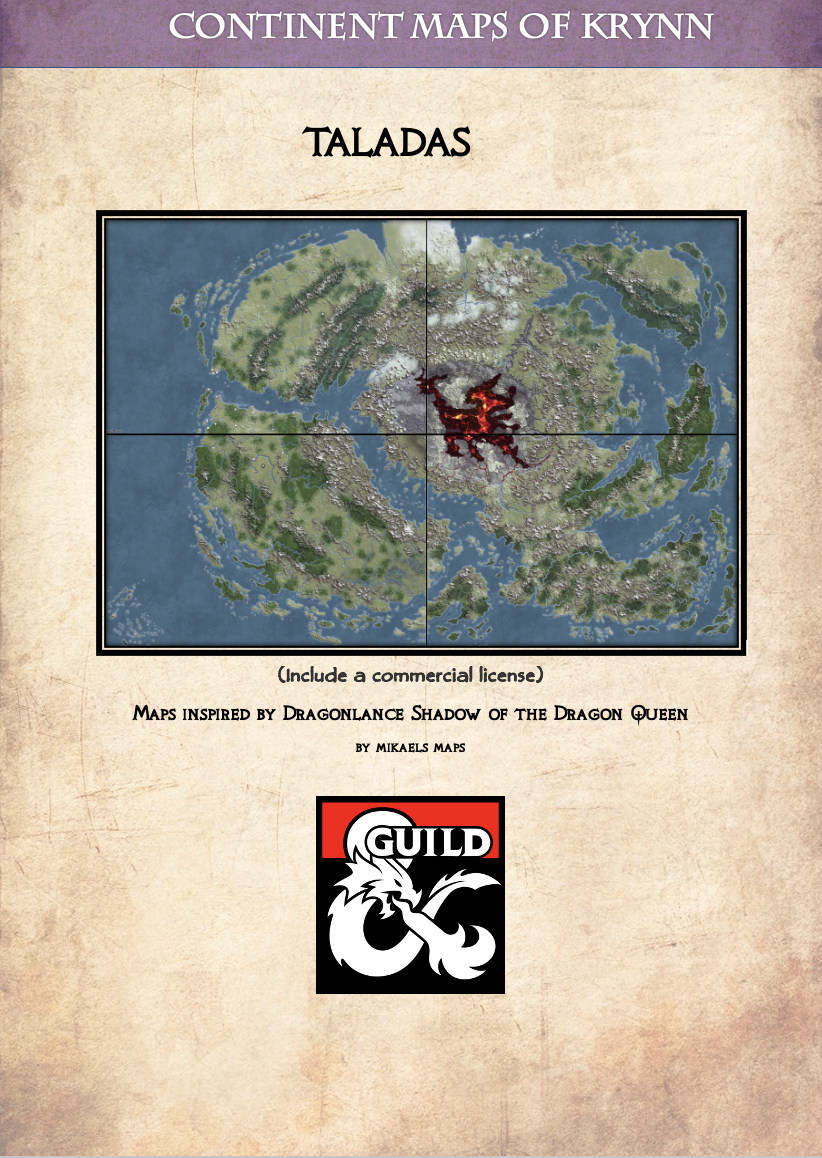 Taladas - Continent of Krynn - Dungeon Masters Guild | DriveThruRPG