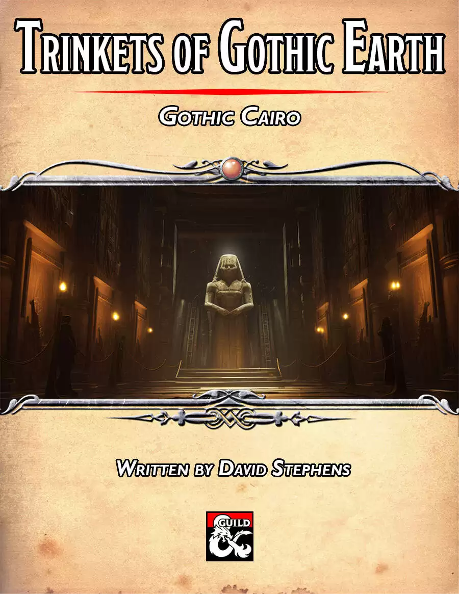 Trinkets of Gothic Earth: Gothic Cairo - Dungeon Masters Guild ...