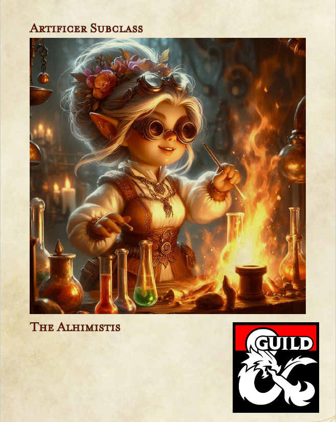 Artificer subclass: Alhimistis - Dungeon Masters Guild | DriveThruRPG