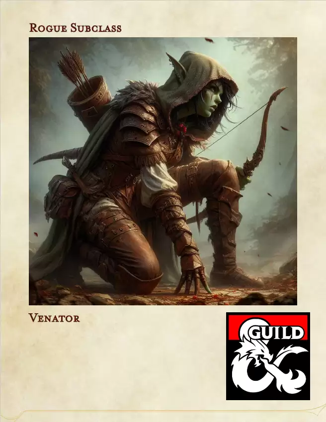 Rogue Subclass: Venator - Dungeon Masters Guild | DriveThruRPG