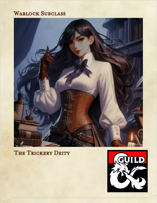 Warlock Subclass: The Trickery Deity - Dungeon Masters Guild | DriveThruRPG