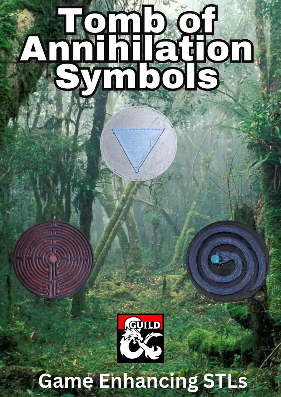 Tomb of Annihilation Symbols - STLs - Dungeon Masters Guild | DriveThruRPG