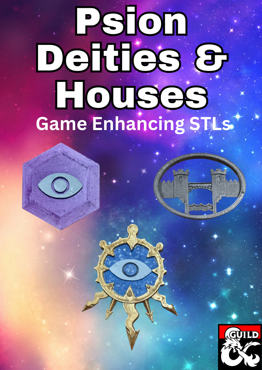 Psion Deities & Houses - STLs - Dungeon Masters Guild | DriveThruRPG