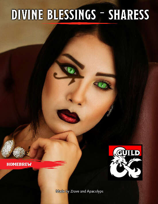 Divine Blessings - Sharess - Dungeon Masters Guild | DriveThruRPG