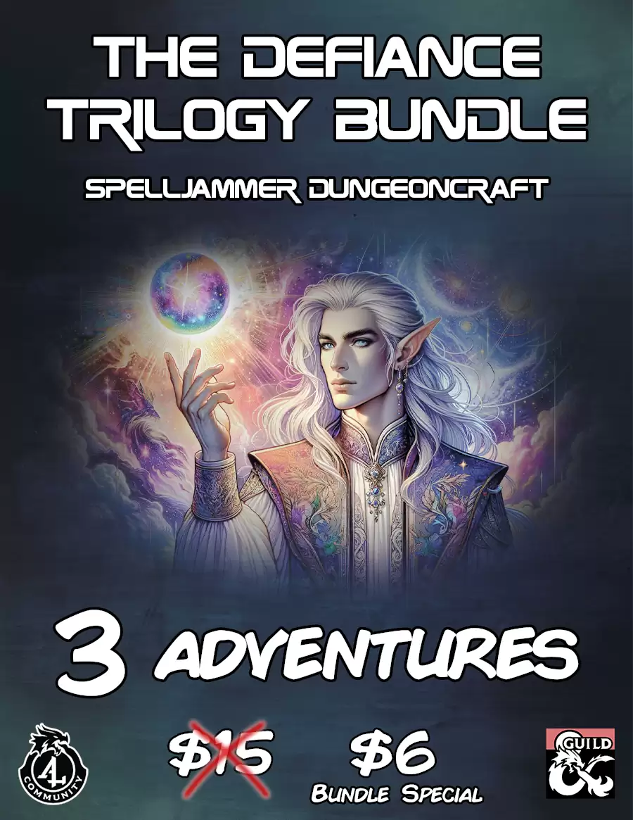 The Defiance Trilogy [BUNDLE] - Dungeon Masters Guild | DriveThruRPG
