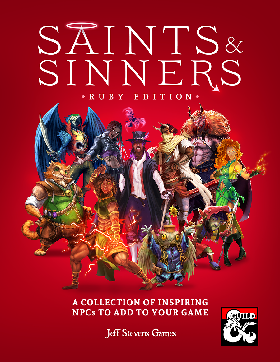 Saints & Sinners: Ruby Edition - Dungeon Masters Guild | DriveThruRPG