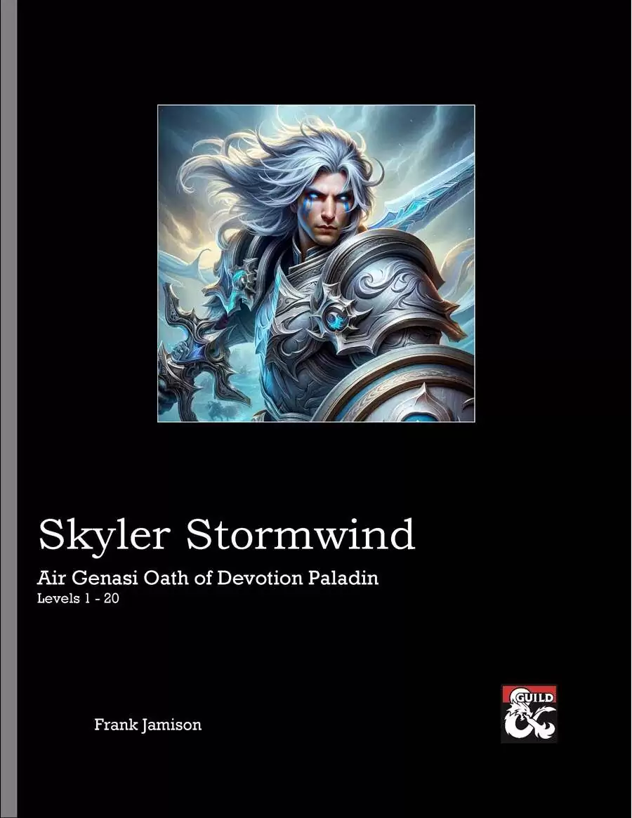 Skyler Stormwind: Air Genasi Oath of Devotion Paladin - Dungeon Masters ...