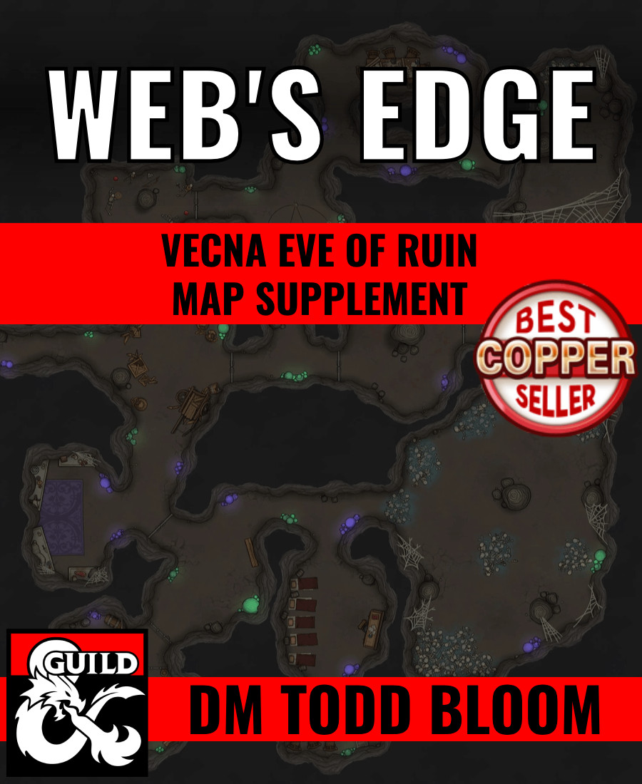 Vecna Eve of Ruin | Ch 2 Web's Edge Map Supplement - Dungeon Masters ...