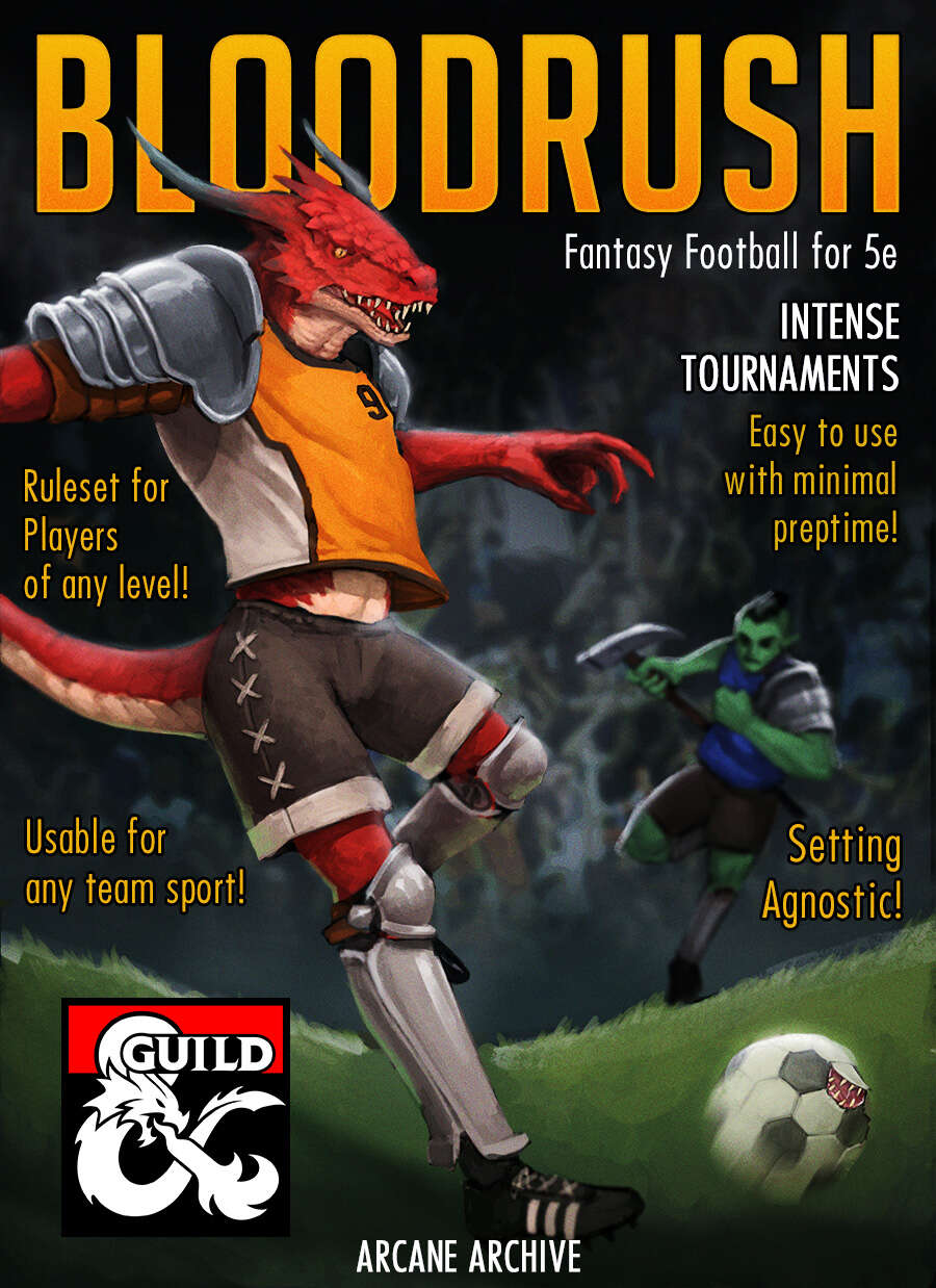 Bloodrush: Fantasy Football - Dungeon Masters Guild | DriveThruRPG