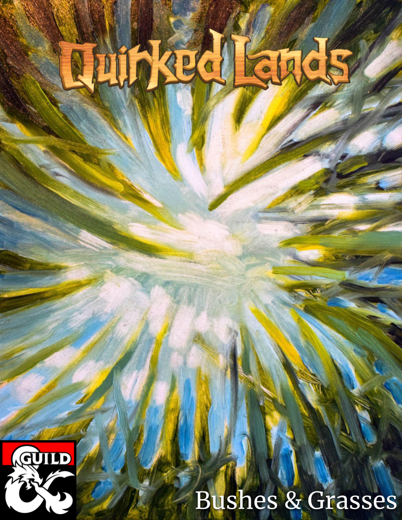 Quirked Lands - Bushes & Grasses - Dungeon Masters Guild | DriveThruRPG