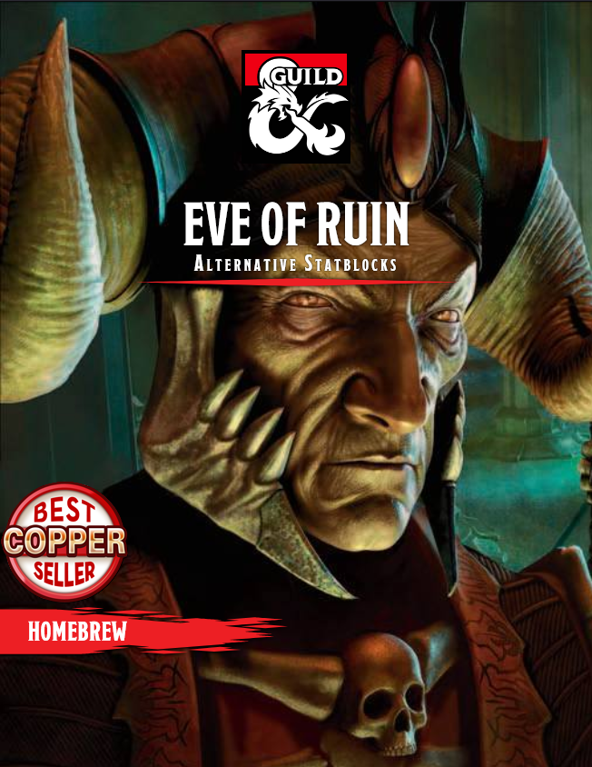 Eve of Ruin - Alternative Statblocks - Dungeon Masters Guild | DriveThruRPG