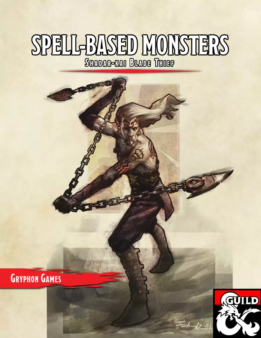 Spell-Based Monster - Shadar-kai Blade Thief - Dungeon Masters Guild ...