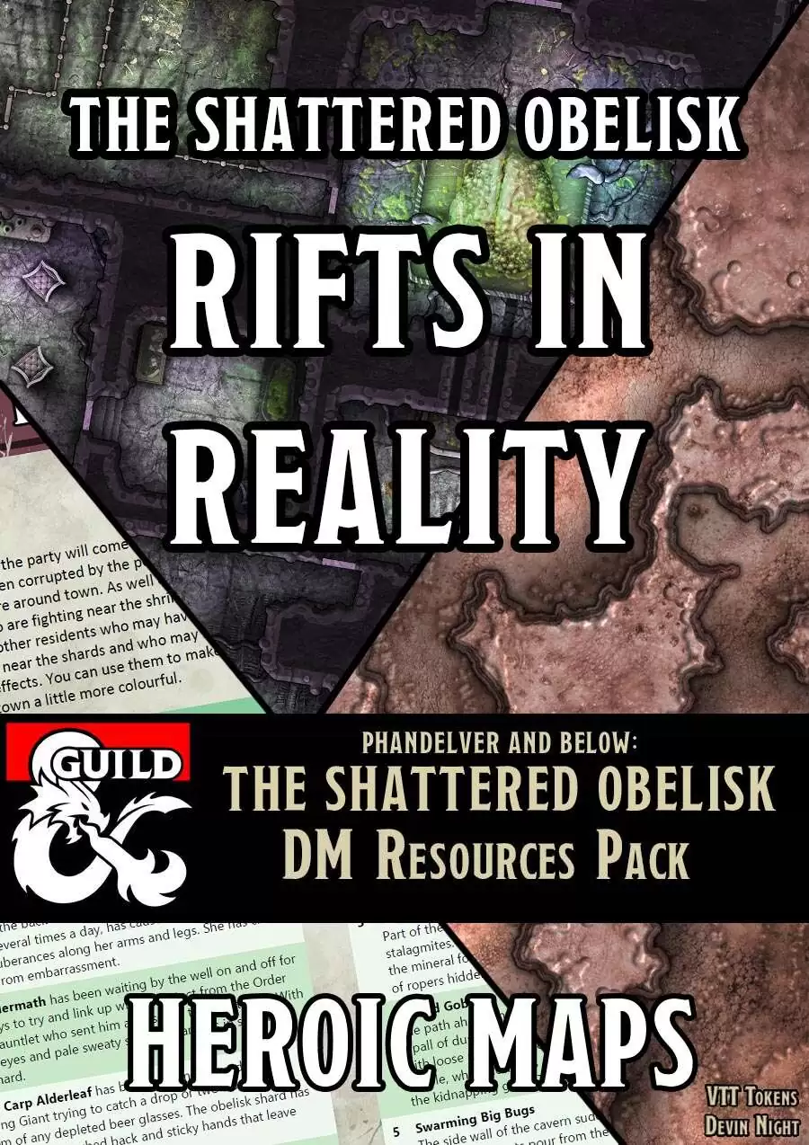 The Shattered Obelisk: Chapter 7 - Rifts in Reality DM Resources Pack ...
