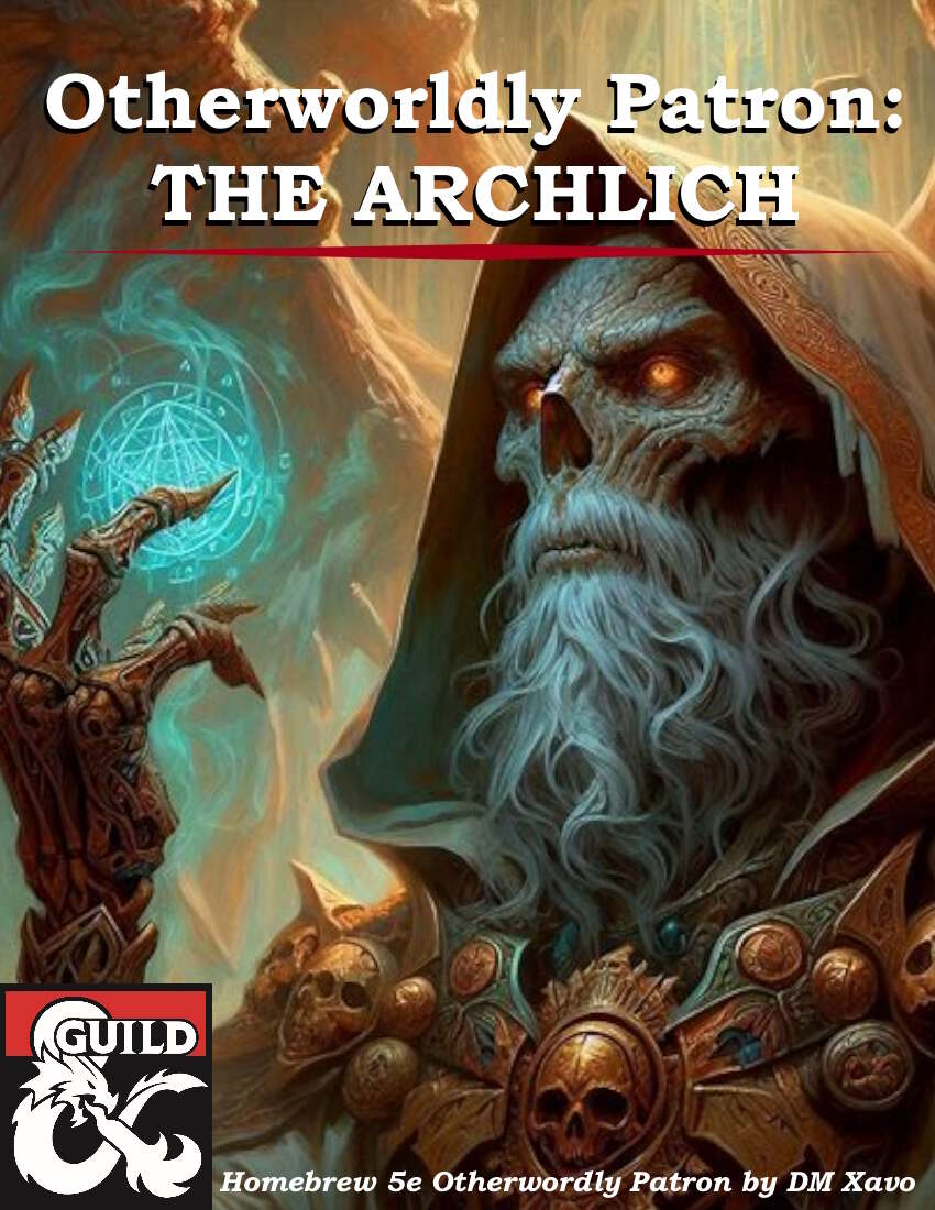 Otherworldly Patron - The Archlich - Dungeon Masters Guild | DriveThruRPG