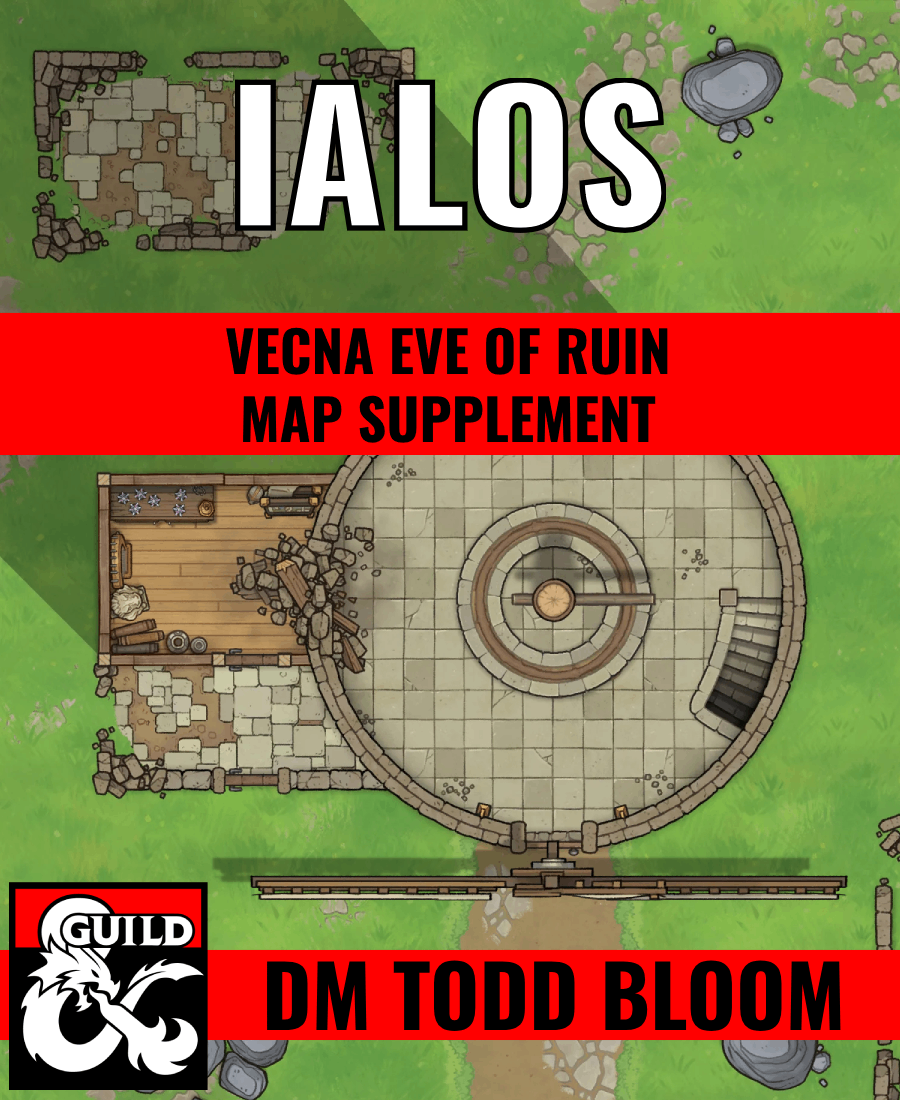 Vecna Eve of Ruin | Ch 4 Ialos Map Supplement - Dungeon Masters Guild ...
