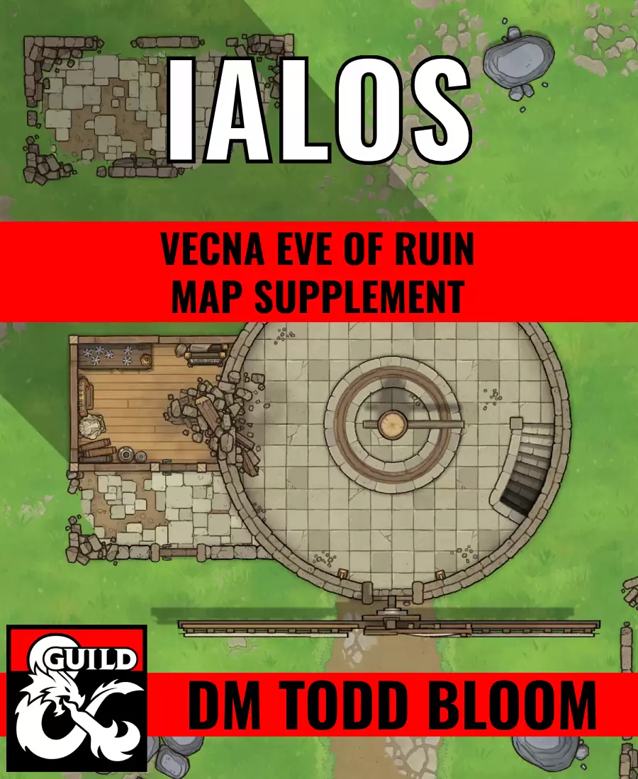 Vecna Eve of Ruin | Ch 4 Ialos Map Supplement - Dungeon Masters Guild | DriveThruRPG