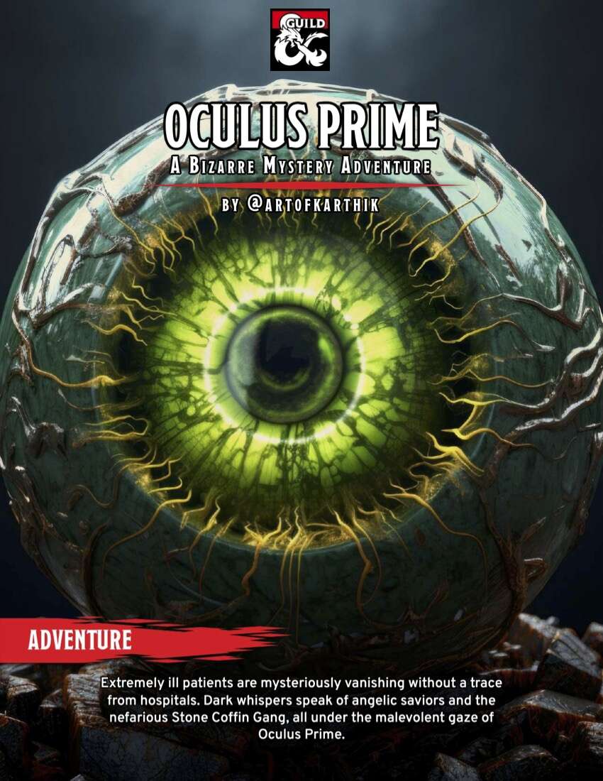 Oculus Prime - A Bizarre Mystery Adventure - Dungeon Masters Guild ...