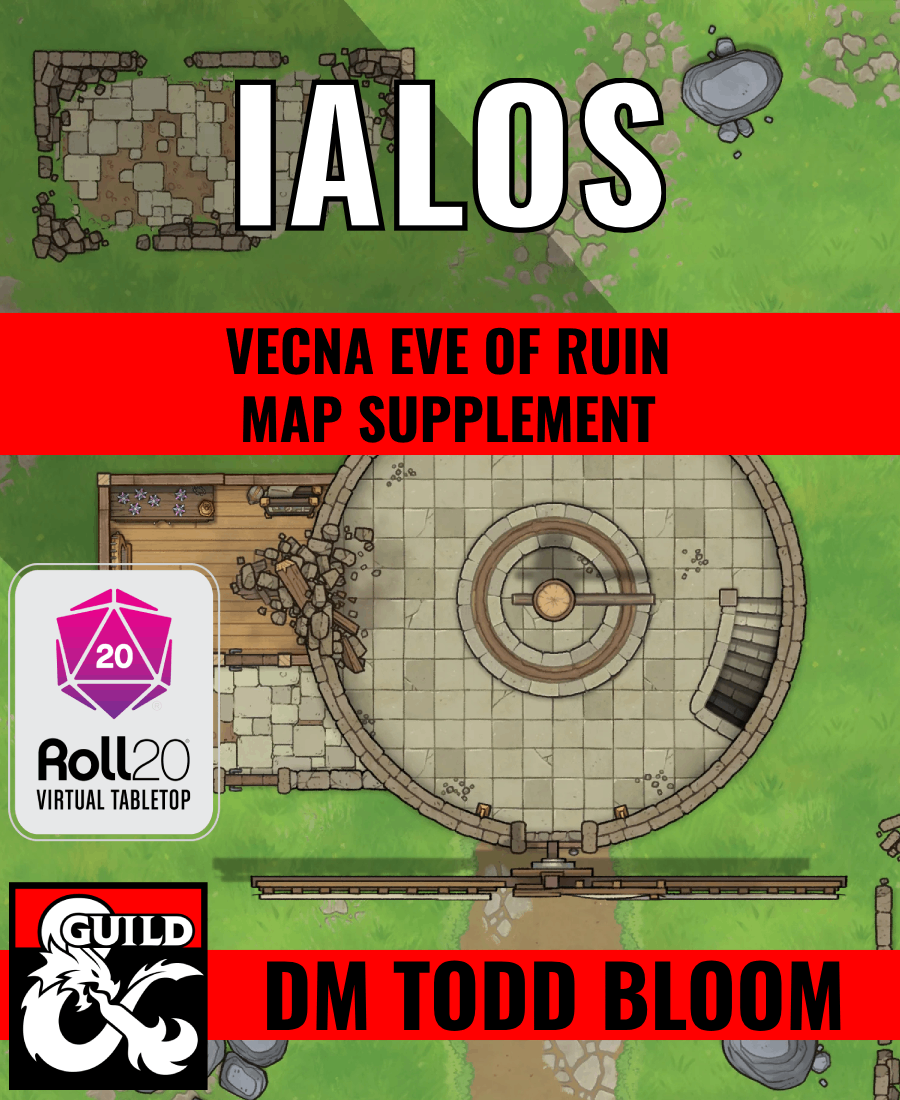 Vecna Eve of Ruin | Ch 4 Ialos Map Supplement (Roll20) - Dungeon ...