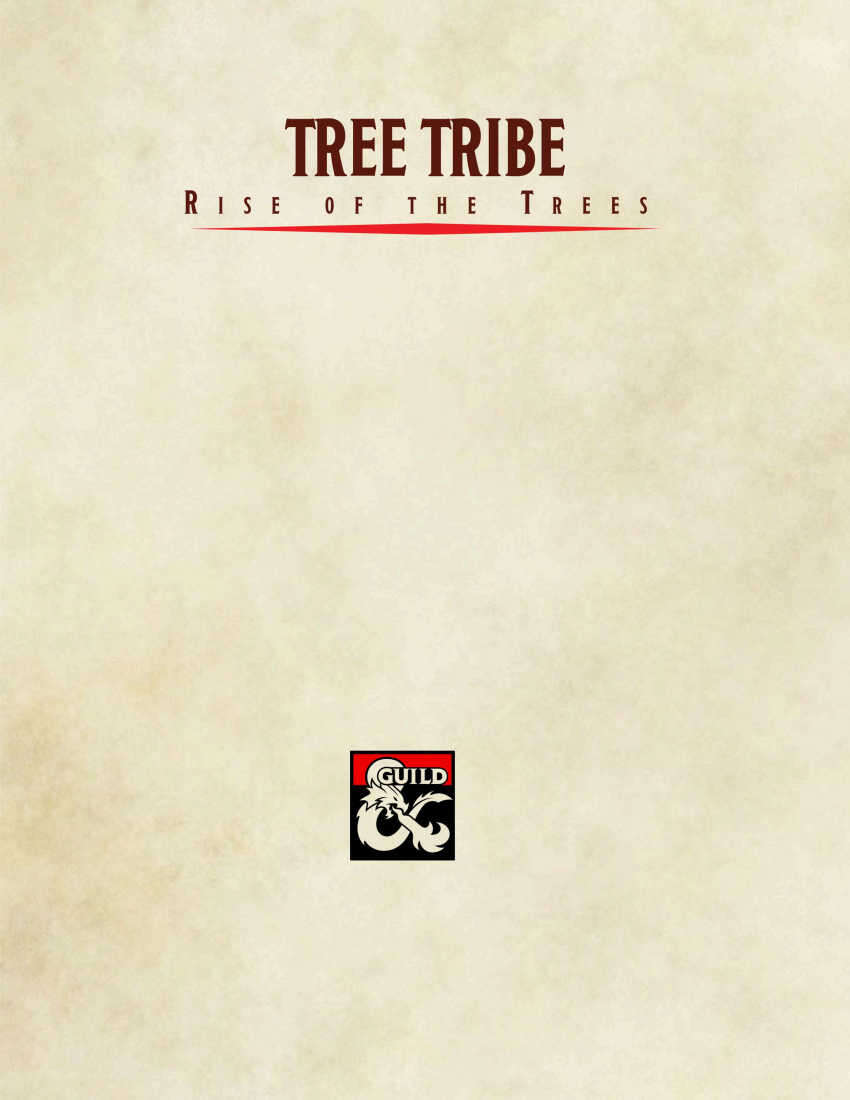 Tree Tribe - Dungeon Masters Guild | DriveThruRPG