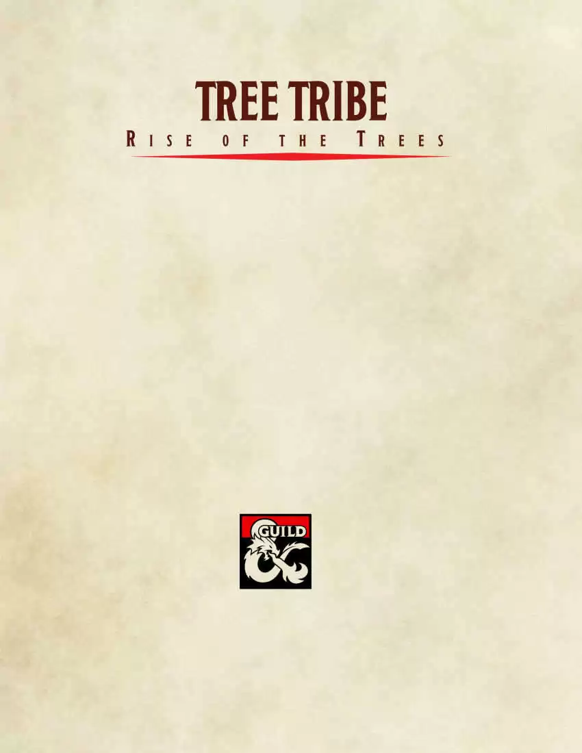 Tree Tribe - Dungeon Masters Guild | DriveThruRPG