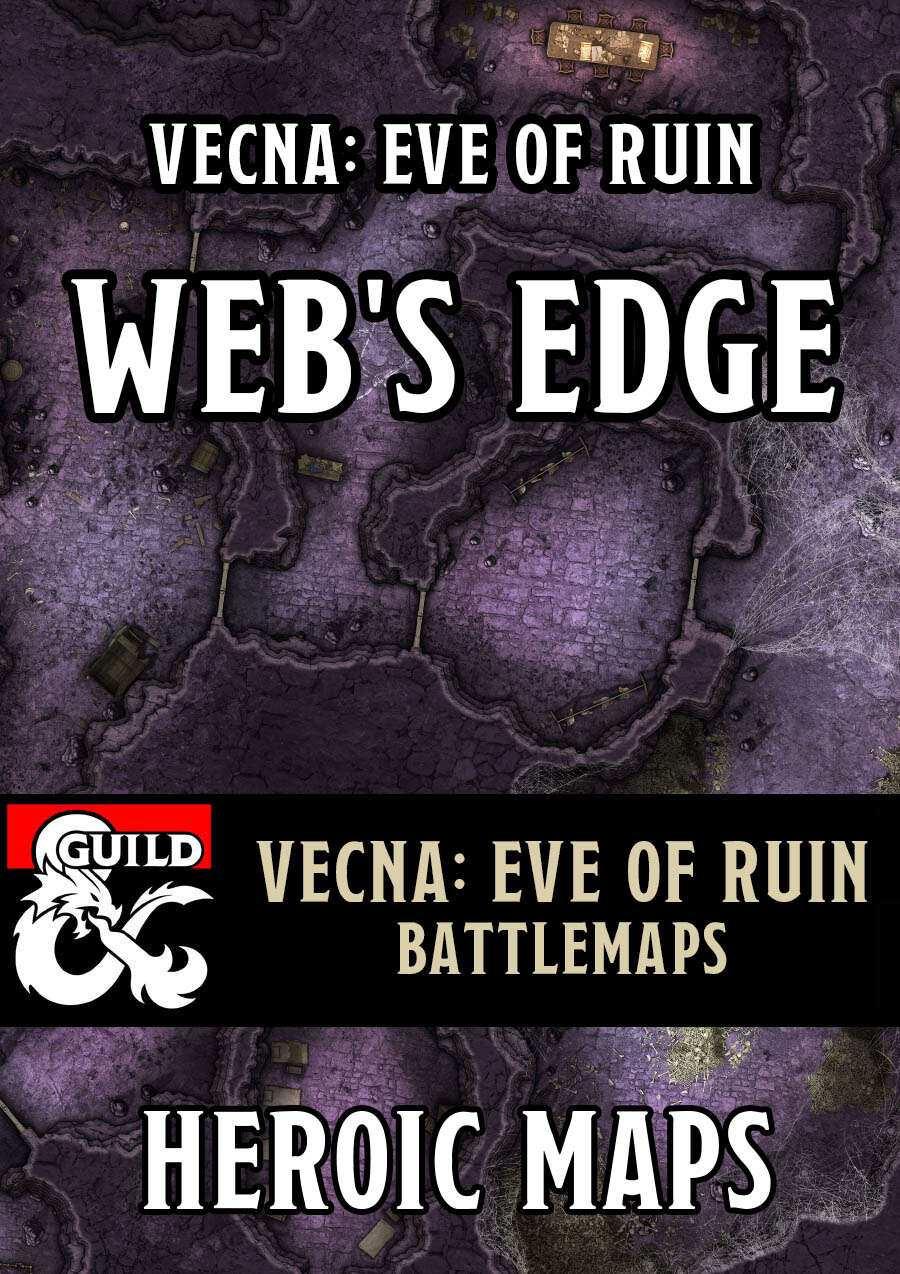 Vecna Eve of Ruin: Chapter 2 - Web's Edge Battlemap - Dungeon Masters Guild | DriveThruRPG