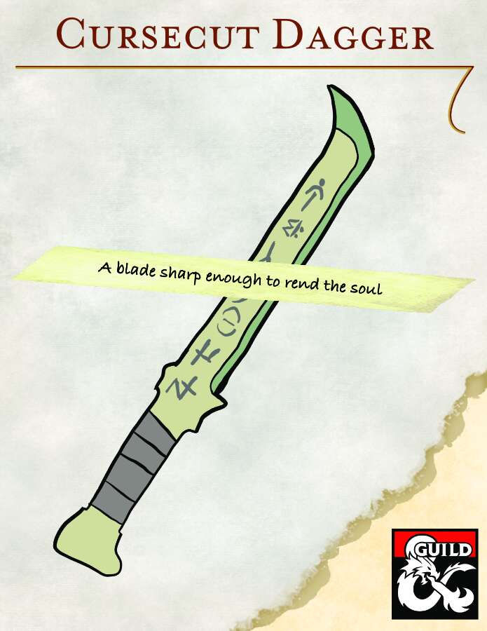 Cursecut Dagger - Dungeon Masters Guild | DriveThruRPG