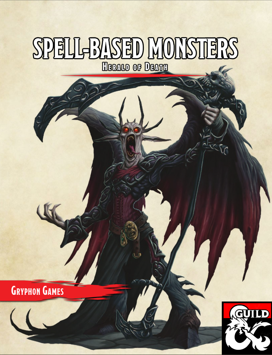 Spell-Based Monster - Herald of Death - Dungeon Masters Guild ...