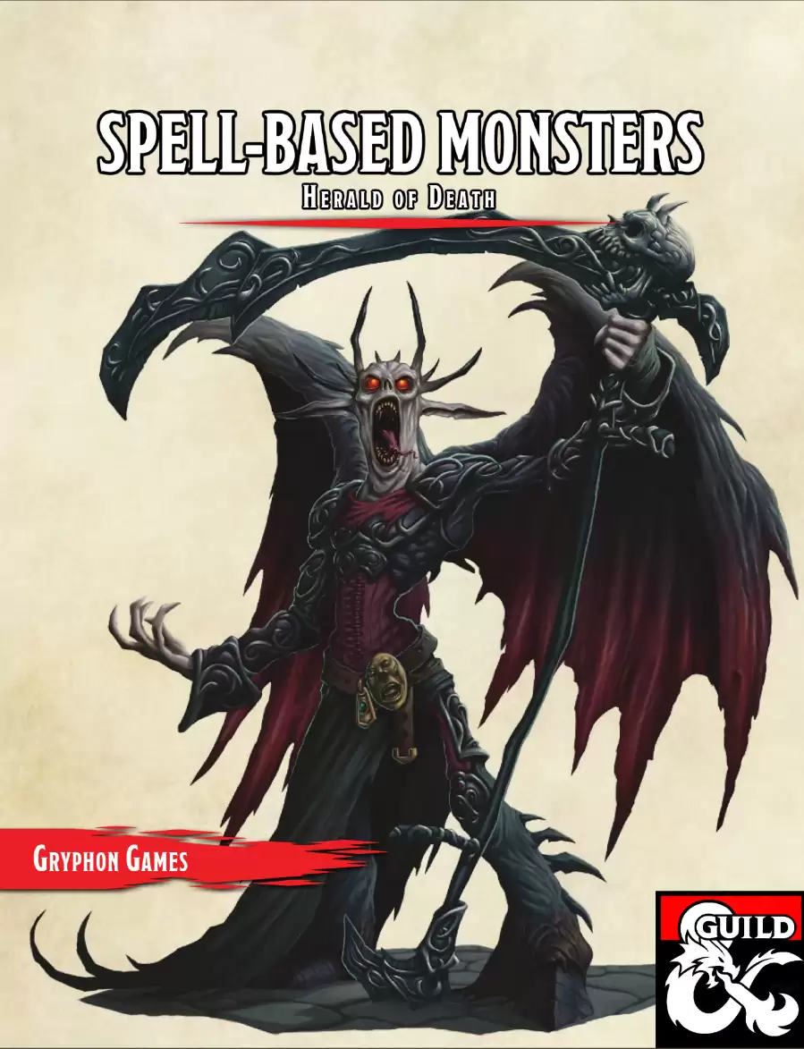 Spell-Based Monster - Herald of Death - Dungeon Masters Guild ...