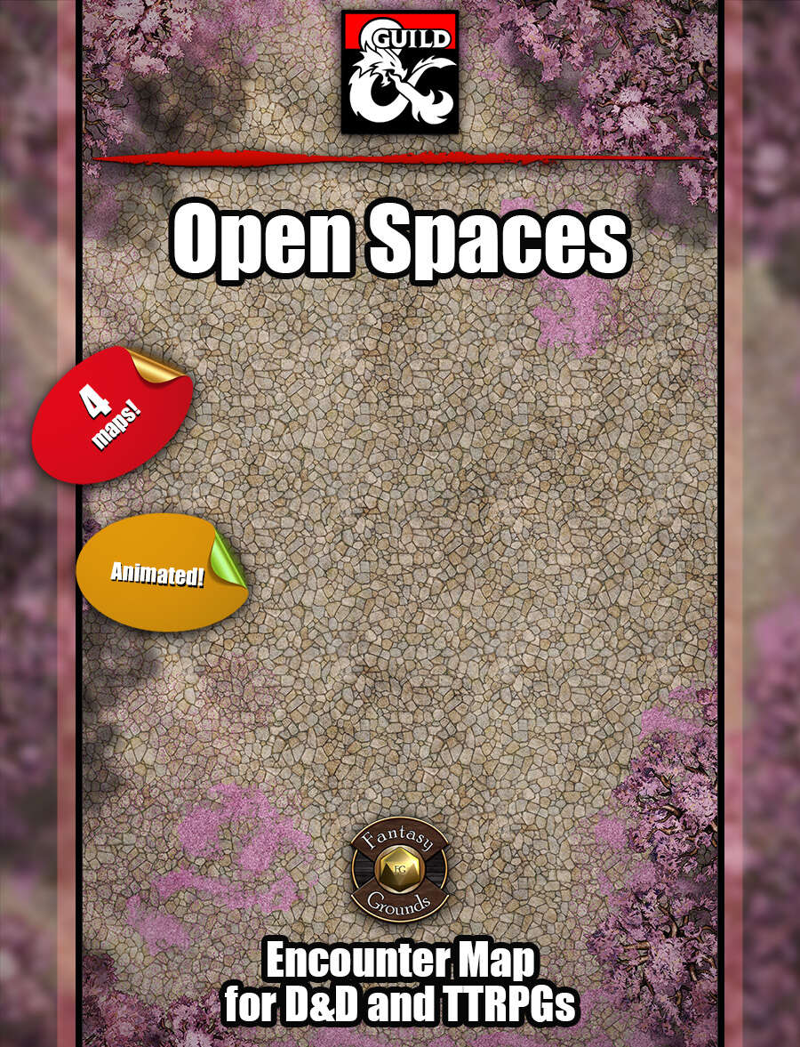 Open Spaces - animated and diverse map pack w/Fantasy Grounds support ...