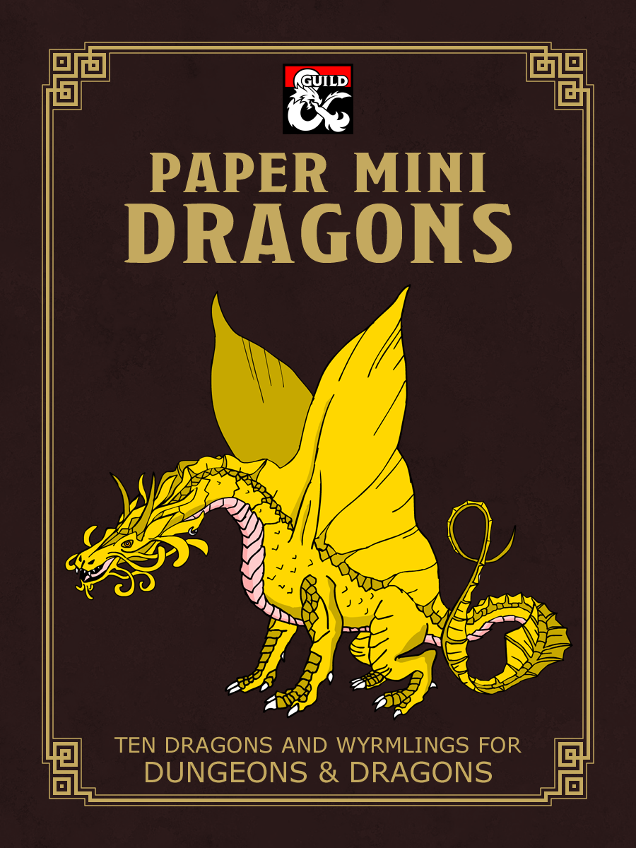 Paper Mini Dragons - Dungeon Masters Guild | DriveThruRPG