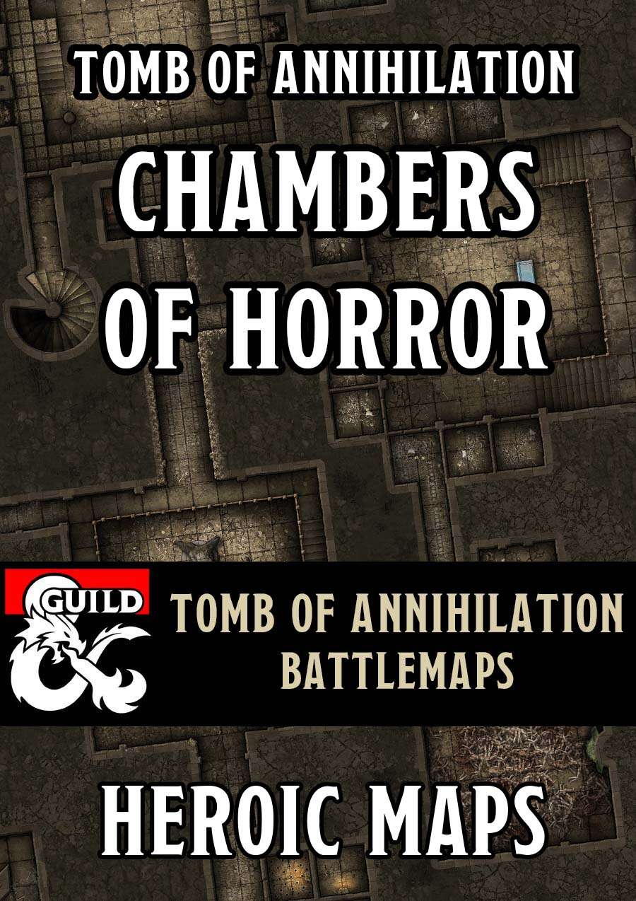Tomb of Annihilation: Chapter 5 - Chambers of Horror Battlemaps - Dungeon Masters Guild ...
