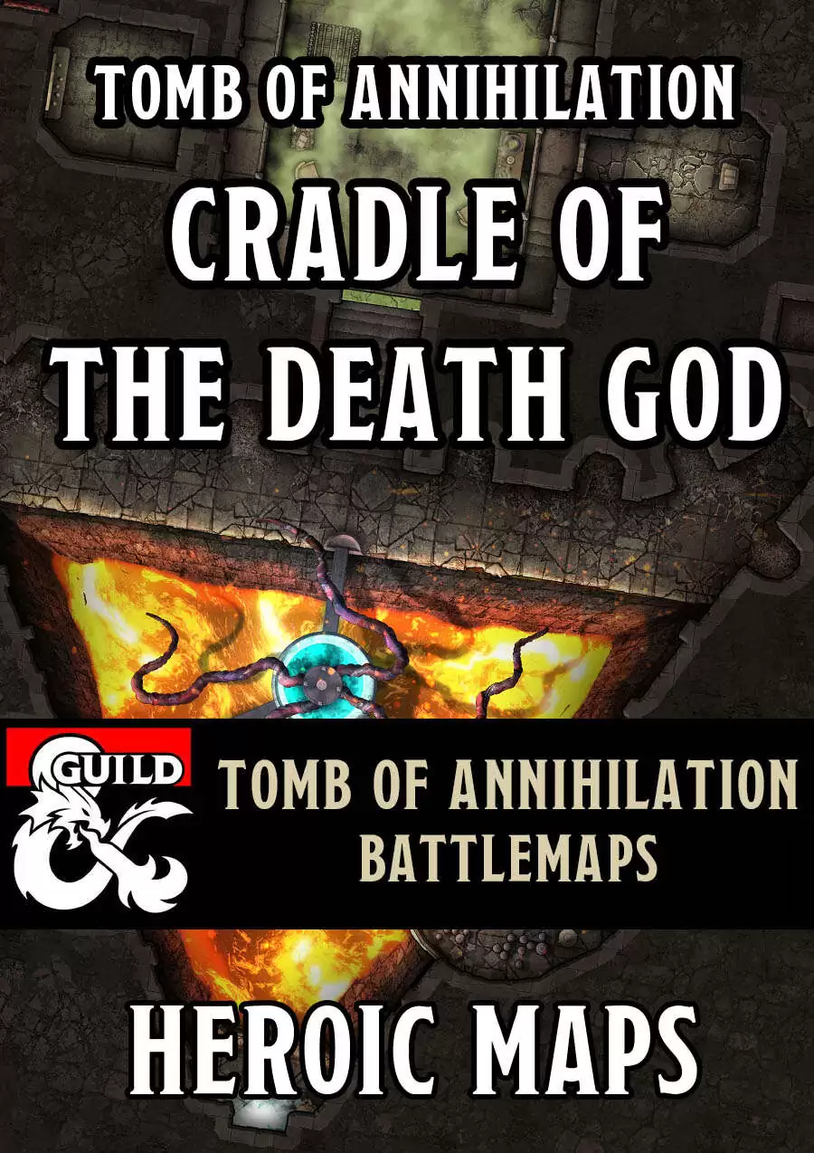 Tomb of Annihilation: Chapter 5 - Cradle of the Death God Battlemaps - Dungeon Masters Guild ...
