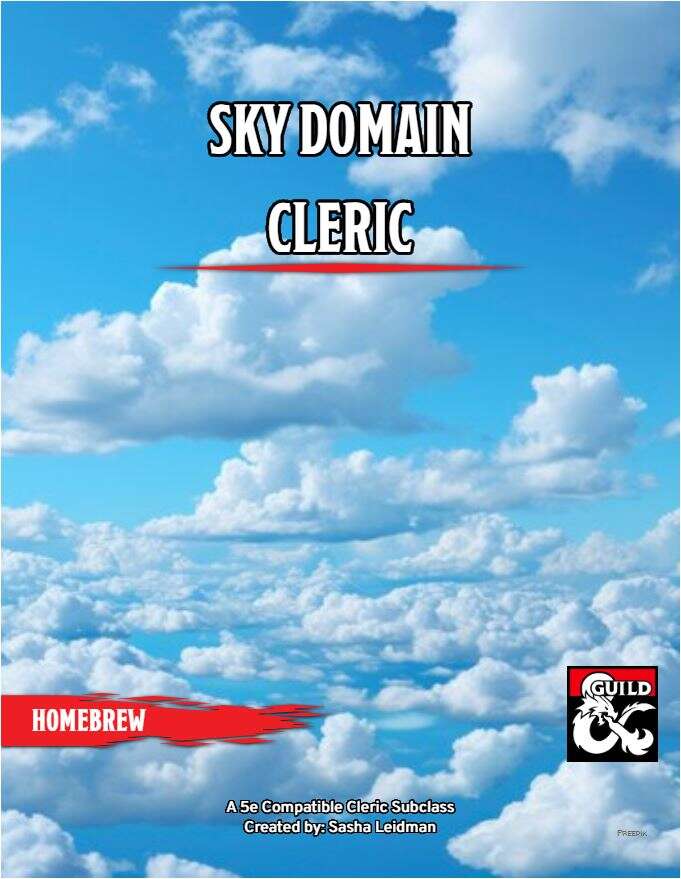 Sky Domain Cleric - Dungeon Masters Guild | DriveThruRPG