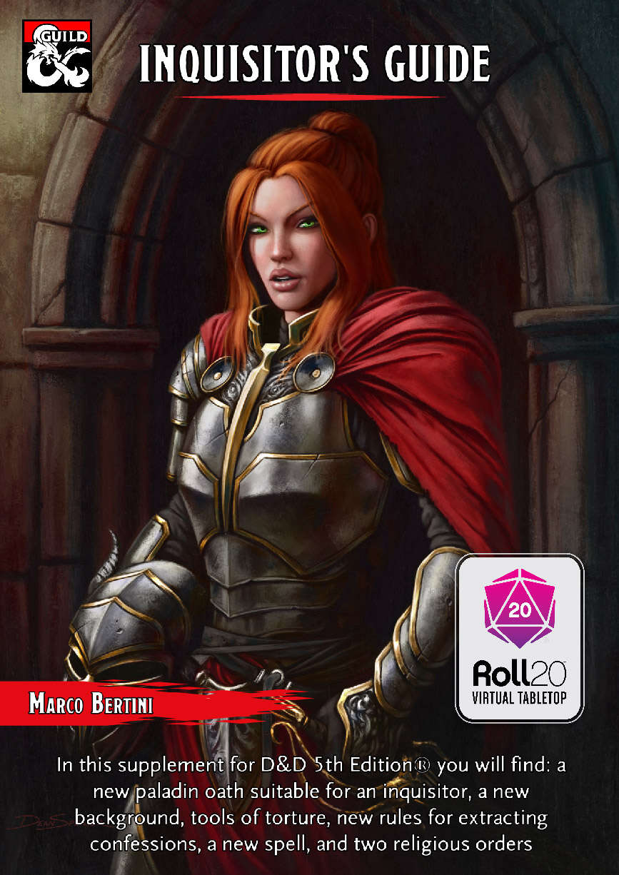 Inquisitor's Guide | PDF + Roll20 [BUNDLE] - Dungeon Masters Guild | DriveThruRPG