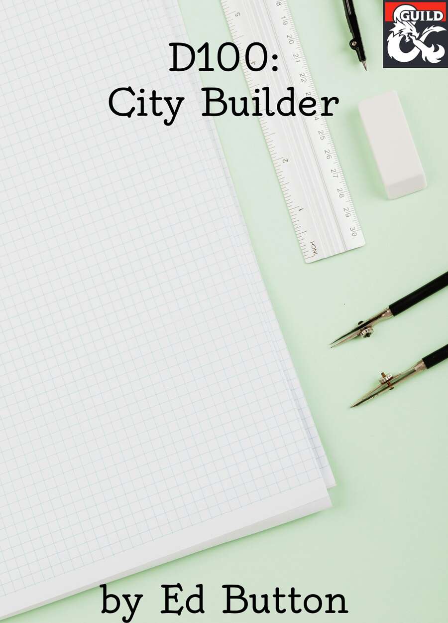 D100: City Builder - Dungeon Masters Guild | DriveThruRPG