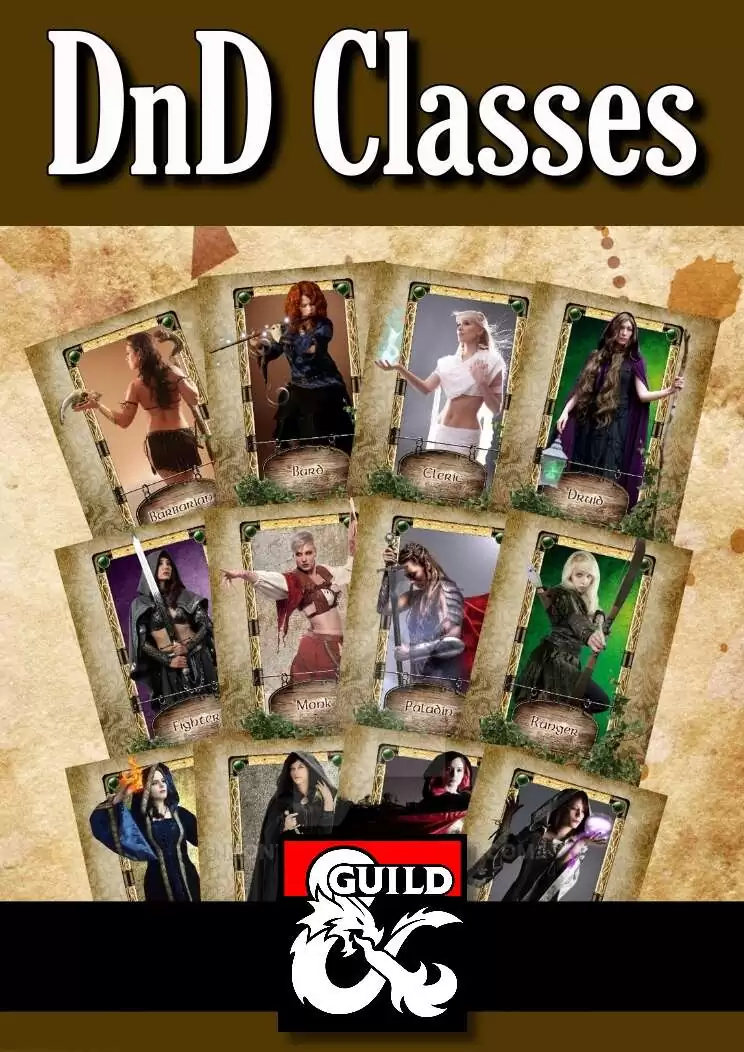 Dungeons and Dragons Classes - player handouts - Dungeon Masters Guild | DriveThruRPG