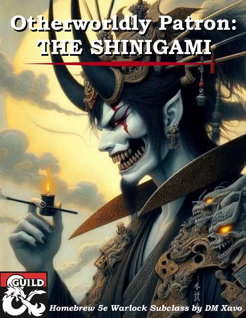 Otherworldly Patron - The Shinigami - Dungeon Masters Guild | DriveThruRPG