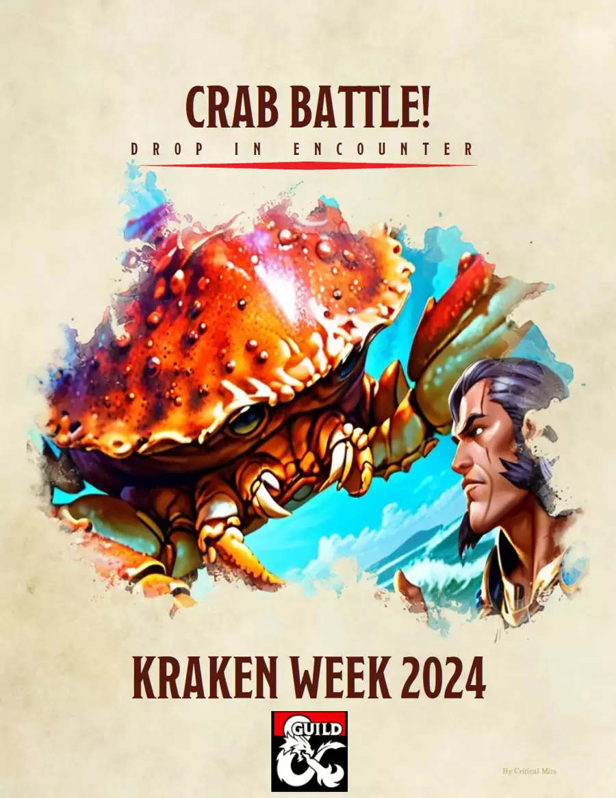 Kraken Week! Crab Battle! - Dungeon Masters Guild | DriveThruRPG