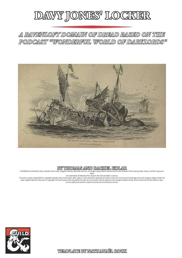 Davy Jones Locker: A Ravenloft Domain of Dread - Dungeon Masters Guild ...