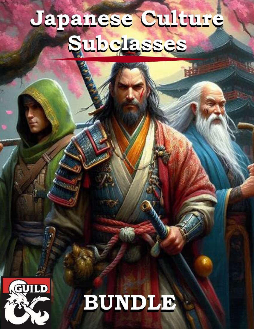 Japanese Culture Subclasses [BUNDLE] - Dungeon Masters Guild | DriveThruRPG