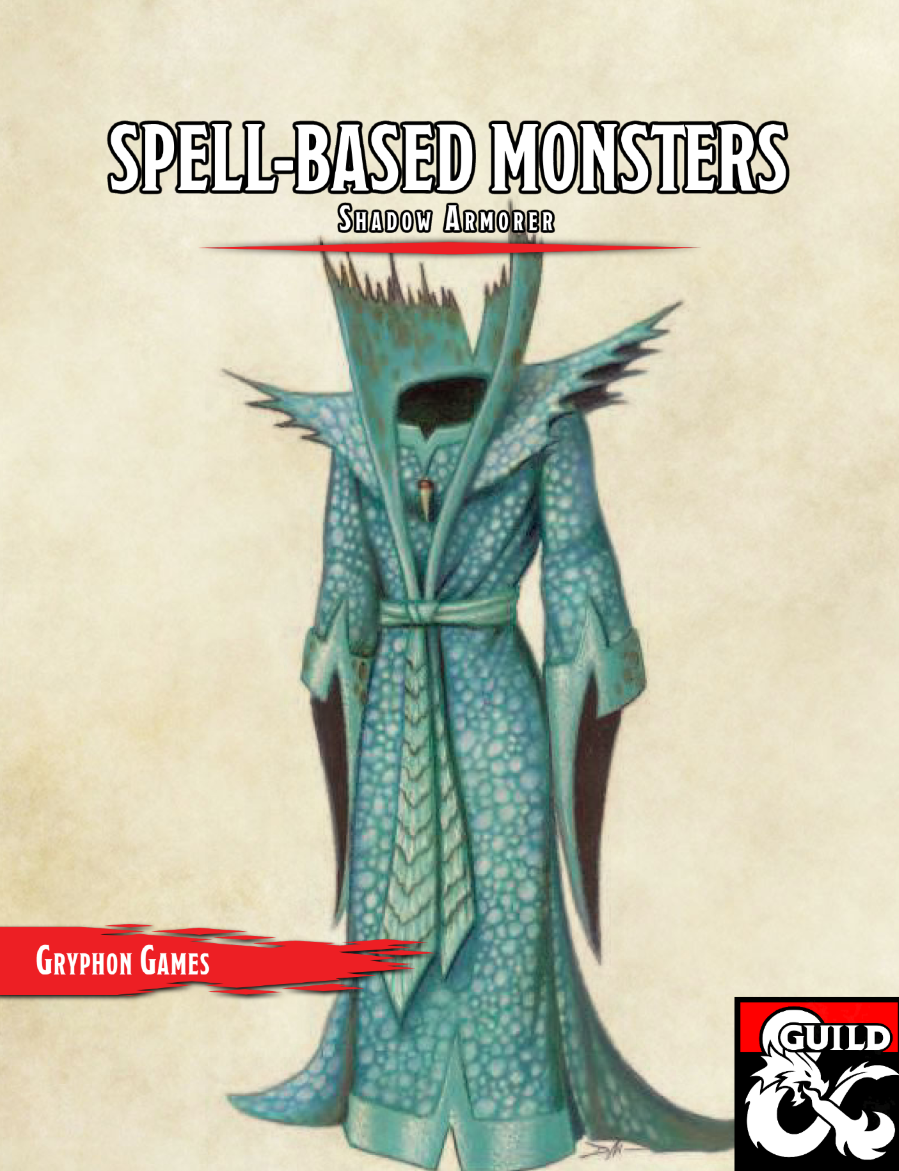 Spell-Based Monster - Shadow Armorer - Dungeon Masters Guild | DriveThruRPG