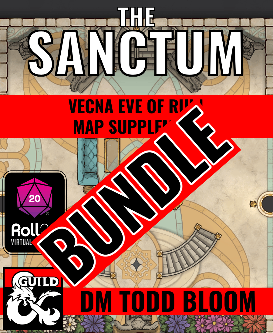 VEoR | The Sanctum Maps (Downloads AND Roll20) [BUNDLE] - Dungeon Masters Guild | DriveThruRPG