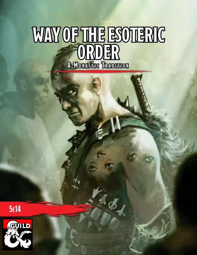 Monastic Tradition: Way of the Esoteric Order - Dungeon Masters Guild ...