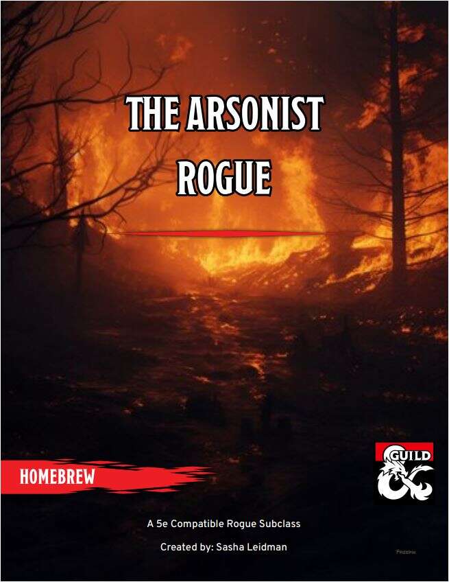 Arsonist Rogue - Dungeon Masters Guild | DriveThruRPG