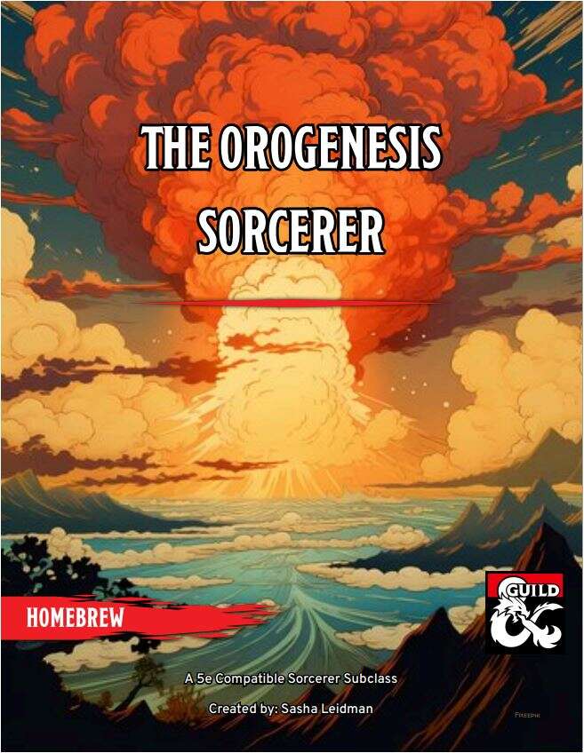 Orogenesis Sorcerer - Dungeon Masters Guild | DriveThruRPG