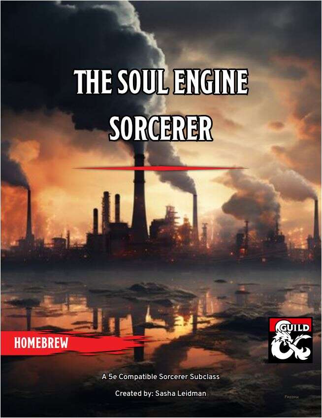 Soul Engine Sorcerer - Dungeon Masters Guild | DriveThruRPG