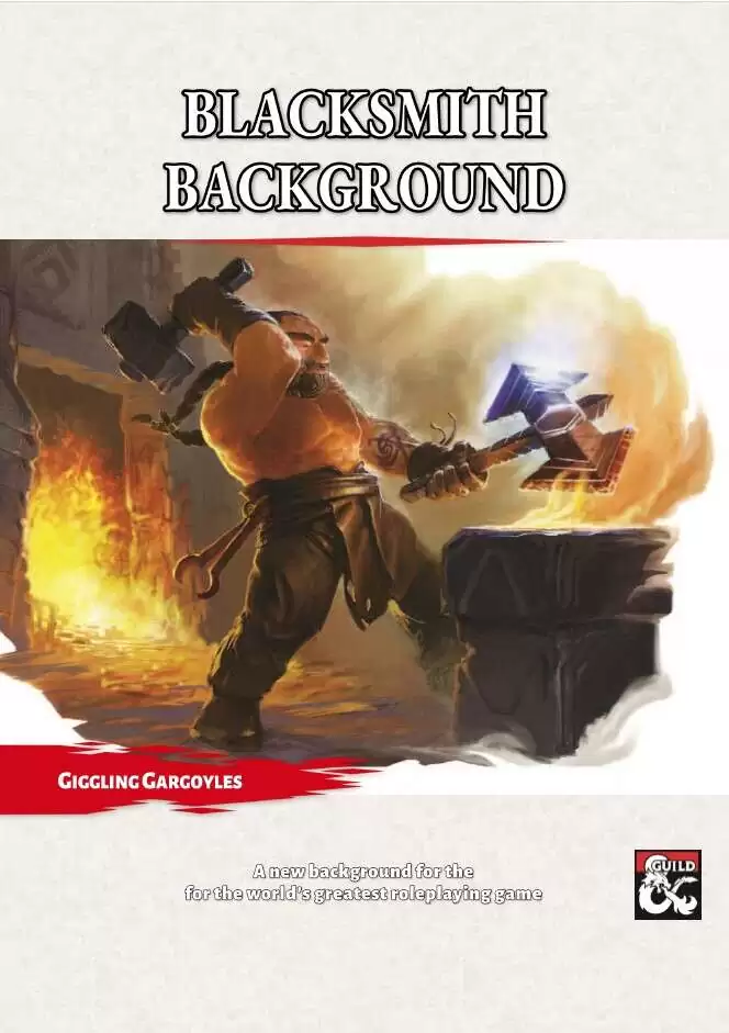 Blacksmith - Background - Dungeon Masters Guild | DriveThruRPG