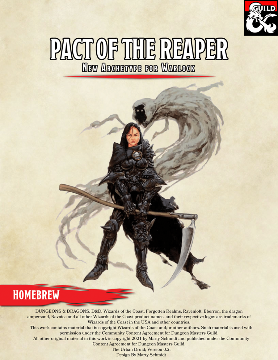 Pact of the Reaper - Dungeon Masters Guild | DriveThruRPG