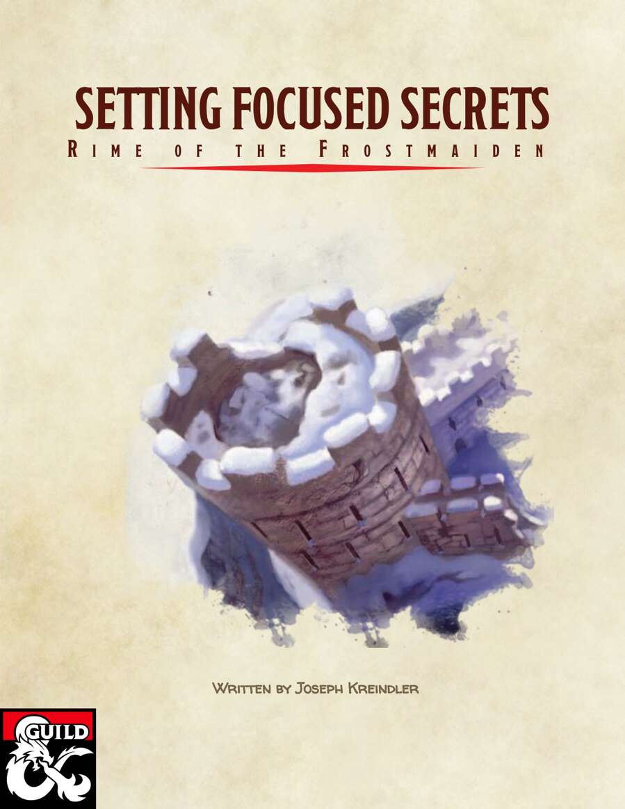 Setting Focused Secrets: Rime of the Frostmaiden - Dungeon Masters ...